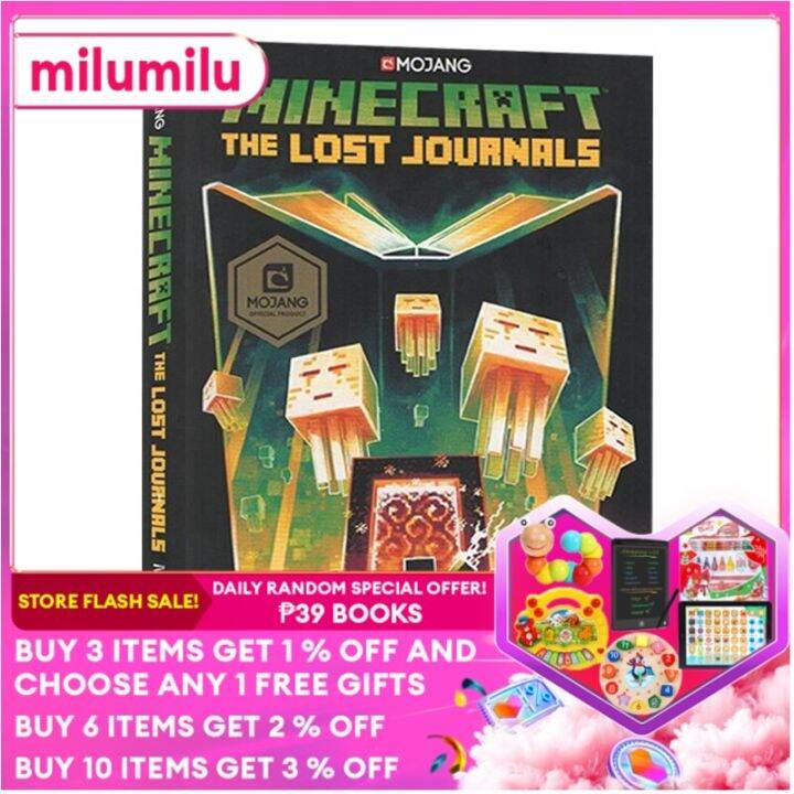 Milumilu Minecraft The Lost Journals Original English literary novels books | Lazada PH