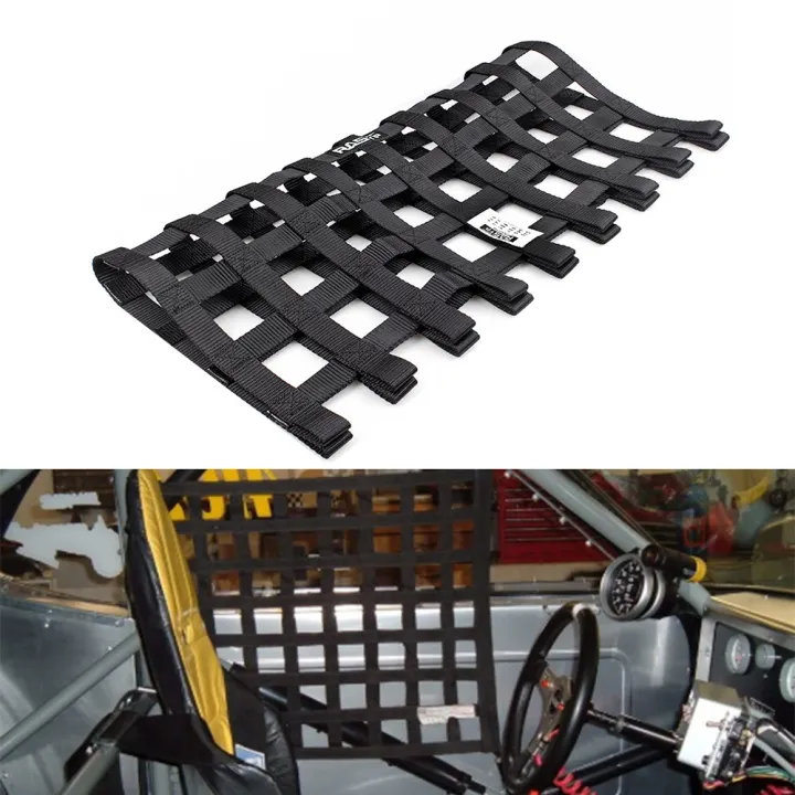 Racequip Black Window Net Race Cars Window Shields Suvs Nylon Nets ...