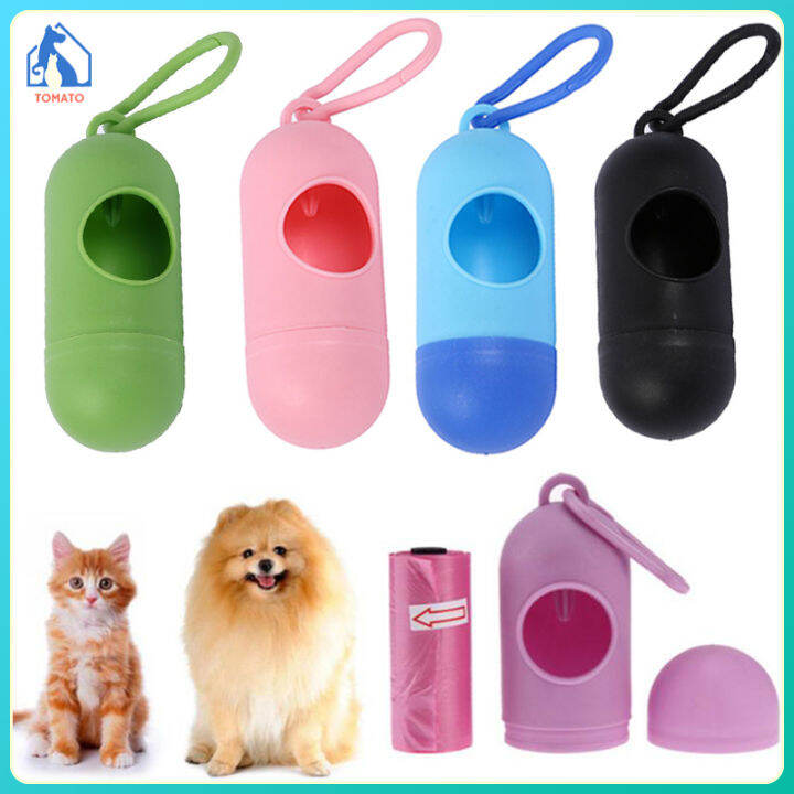 Dog Poop Bag Pet Excrement Bag Dispenser Convenient Garbage Waste ...
