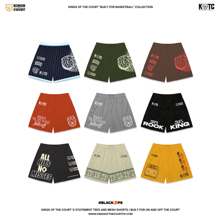 Kings Of The Court Built for Basketball Collection Statement Shorts ...