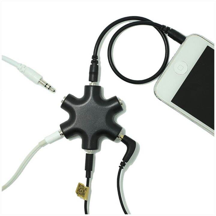 Adapter Jack Splitter 6 Cabang Splitter 6 Way Splitter 6 Pin 6 Way ...