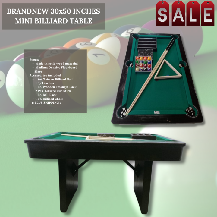 30x50 MINI BILLIARD TABLE WITH ACCESSORIES | BILYARAN FOR KIDS | Lazada PH