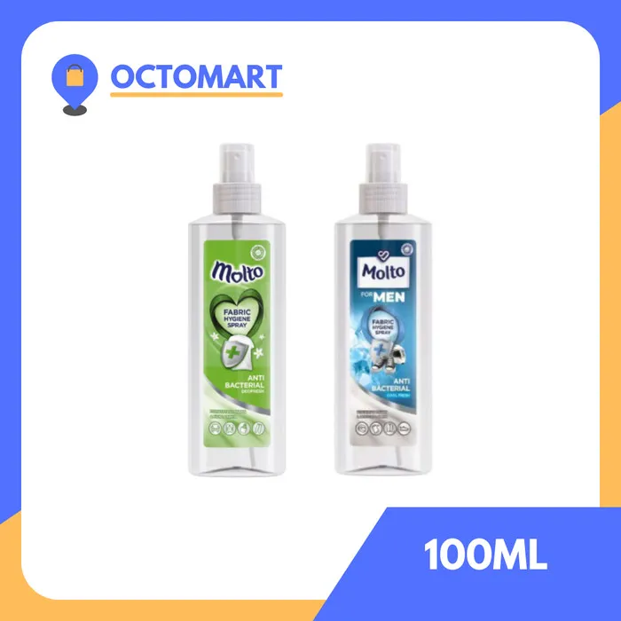 Molto Fabric Hygiene Spray Pakaian Anti Bacterial 100ML | Lazada Indonesia