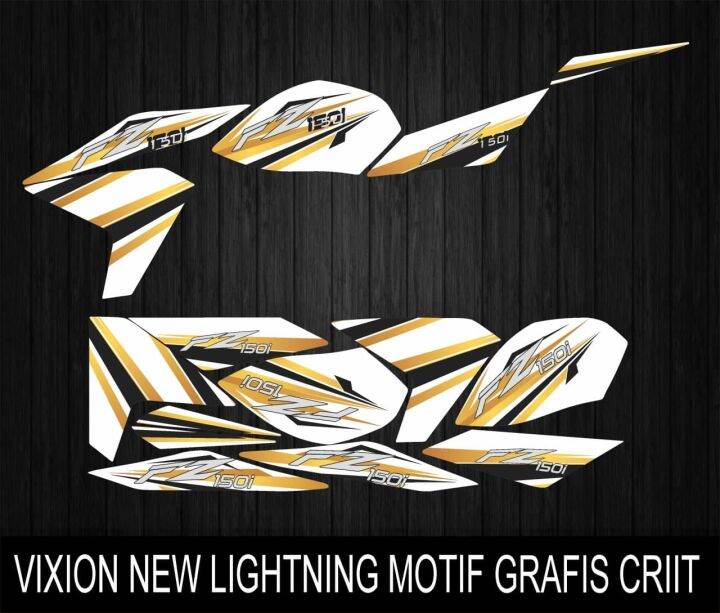 sticker striping decal stiker vixion nvl new vixion lightning th.2013 ...