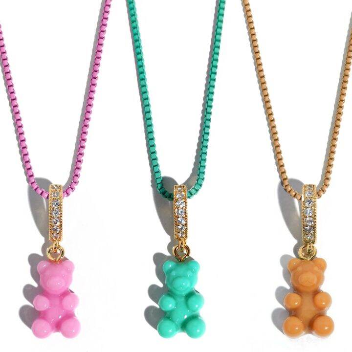 Metal Teddy Bear Pendant Necklace | Lazada PH