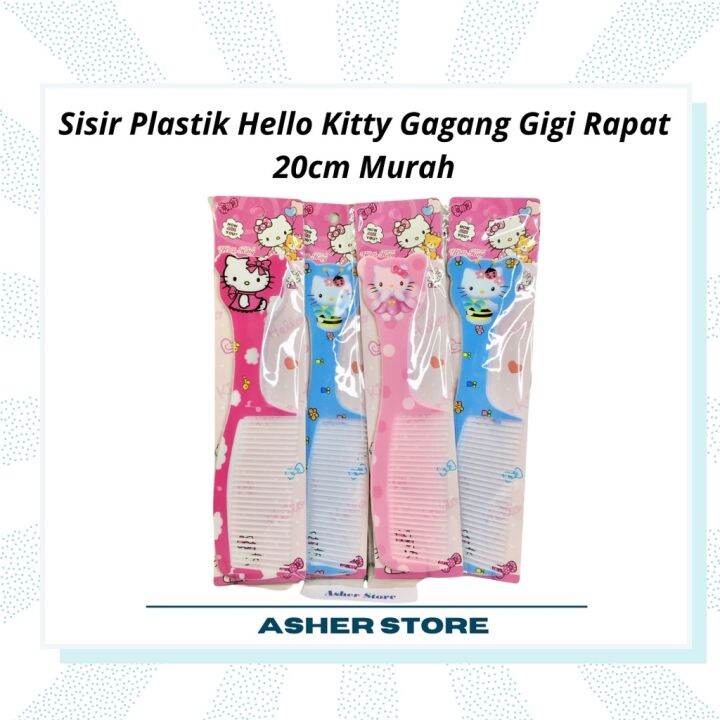Sisir Plastik Hello Kitty Gagang Gigi Rapat 20cm Murah | Lazada Indonesia