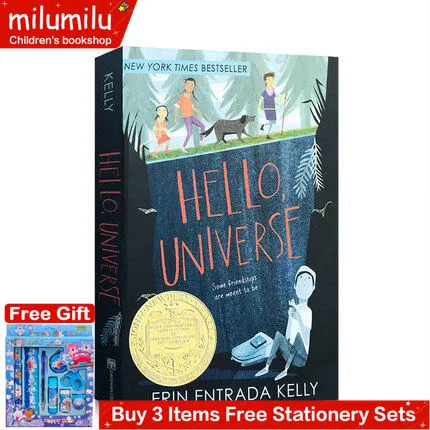 Original Popular Books Newbery Medal Hello, Universe English Novel Book ...