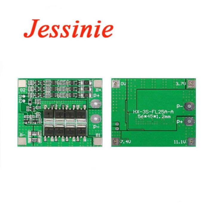 3S 11.1V 12.6V 12V 25A 18650 Lithium Lipo Cell Battery Charger Board Li ion Battery Charging PCB ...