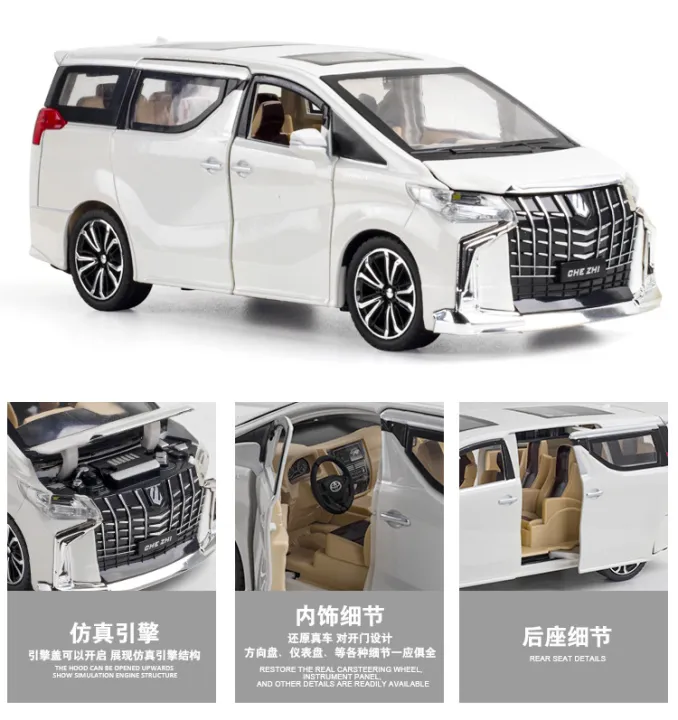 [Toyota Alphard]Diecast Car Model Metal Pull Back Car Diecast Model Toy ...