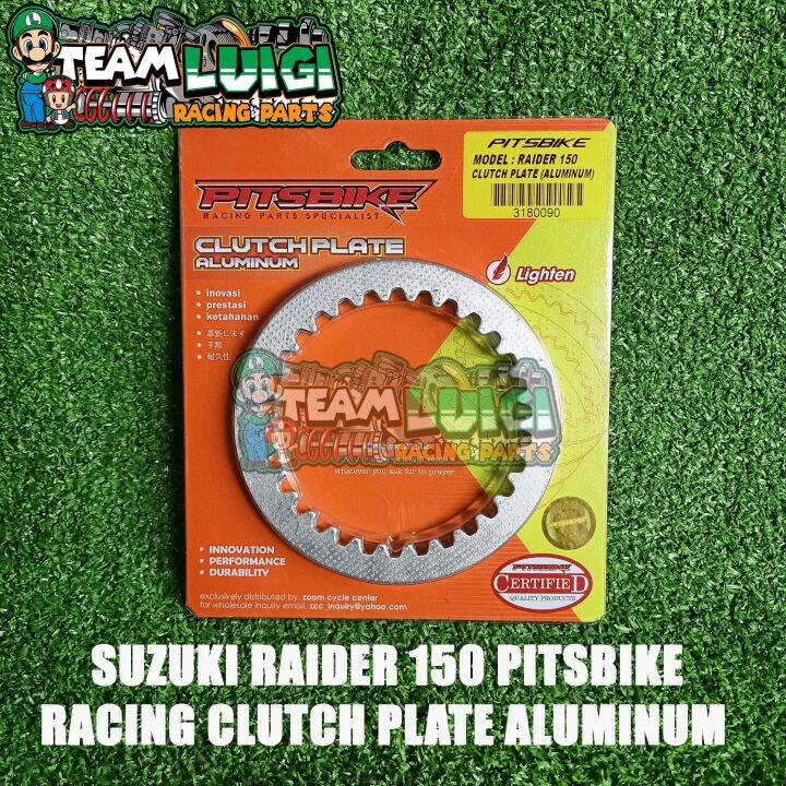 PITSBIKE SUZUKI RAIDER 150 RACING CLUTCH PLATE ALUMINUM | Lazada PH