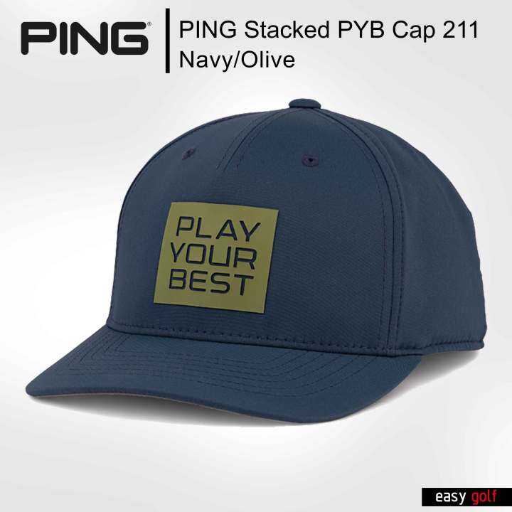 PING CAP STACKED PYB 211 PING CAP MEN หมวกกอล์ฟ หมวกกีฬาผู้ชาย | Lazada.co.th