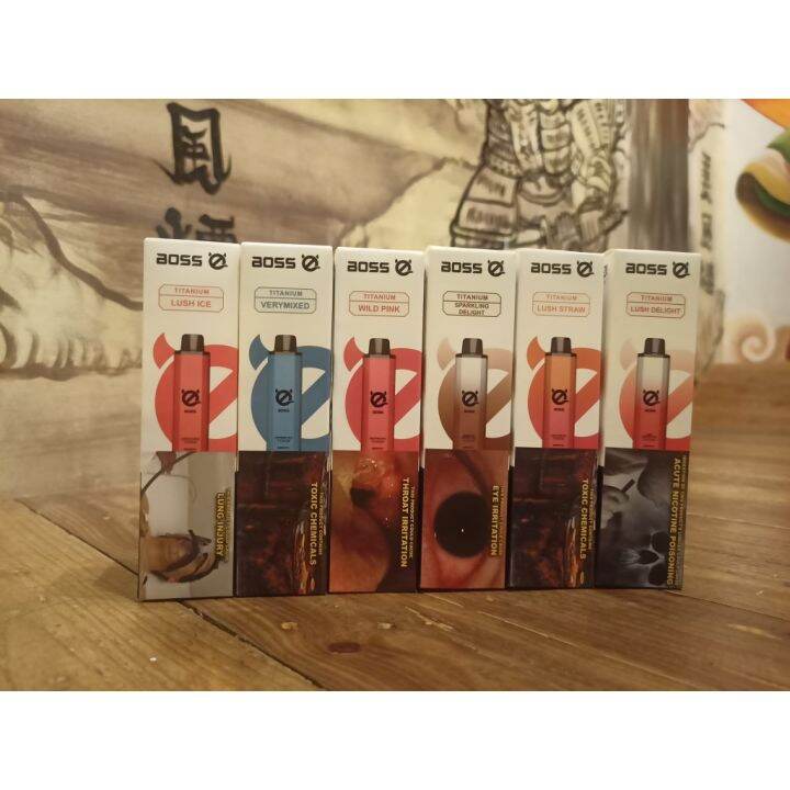 VAPE Boss titanium 9000 dispo | Lazada PH