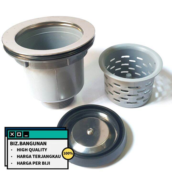 AFUR BAK CUCI PIRING PLASTIK BIBIR STAINLESS - AVUR BCP | Lazada Indonesia