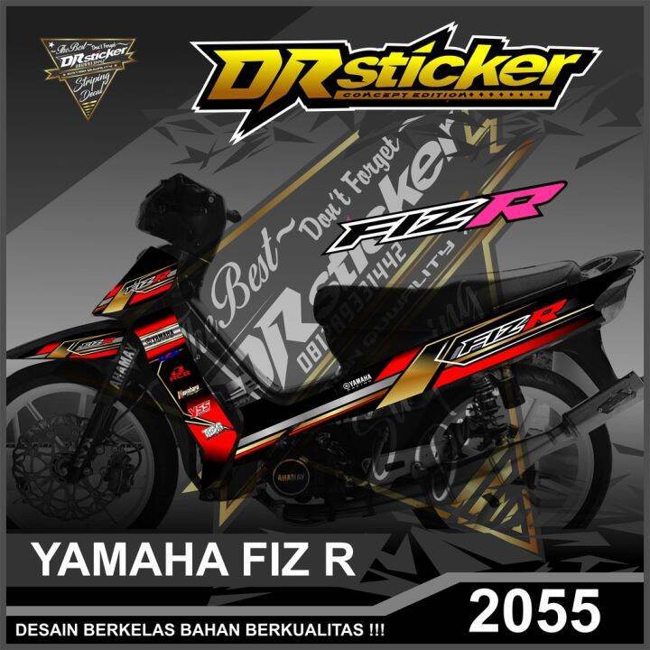 2055 Sticker Striping Fizr Racing - Striping Fizr Desain Racing ...