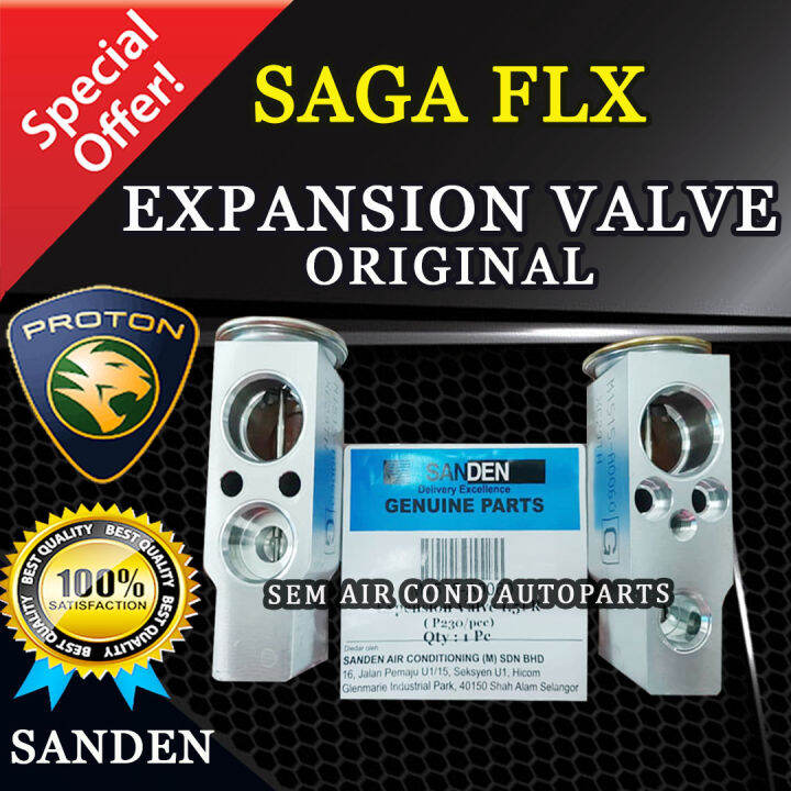 PROTON SAGA FLX ORIGINAL SANDEN SD EXPENSION/ EXPANSION VALVE (CAR ...