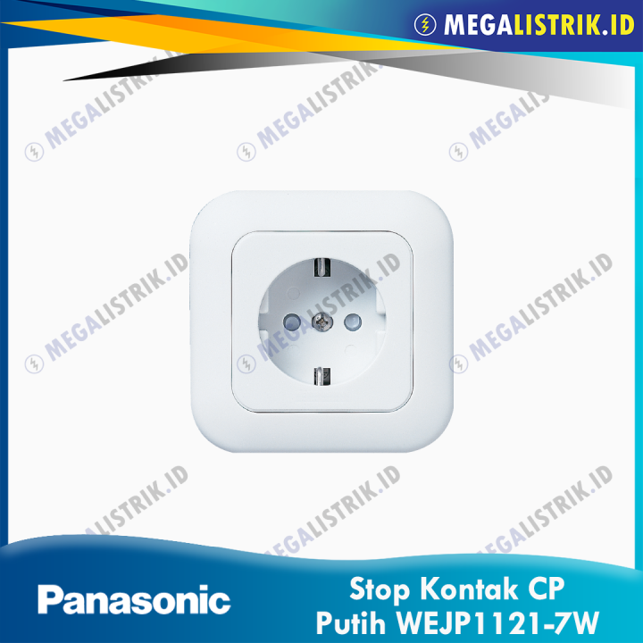 PANASONIC STOP KONTAK CP INBOW PUTIH WEJP1121-7 / SOCKET OUTLET ...