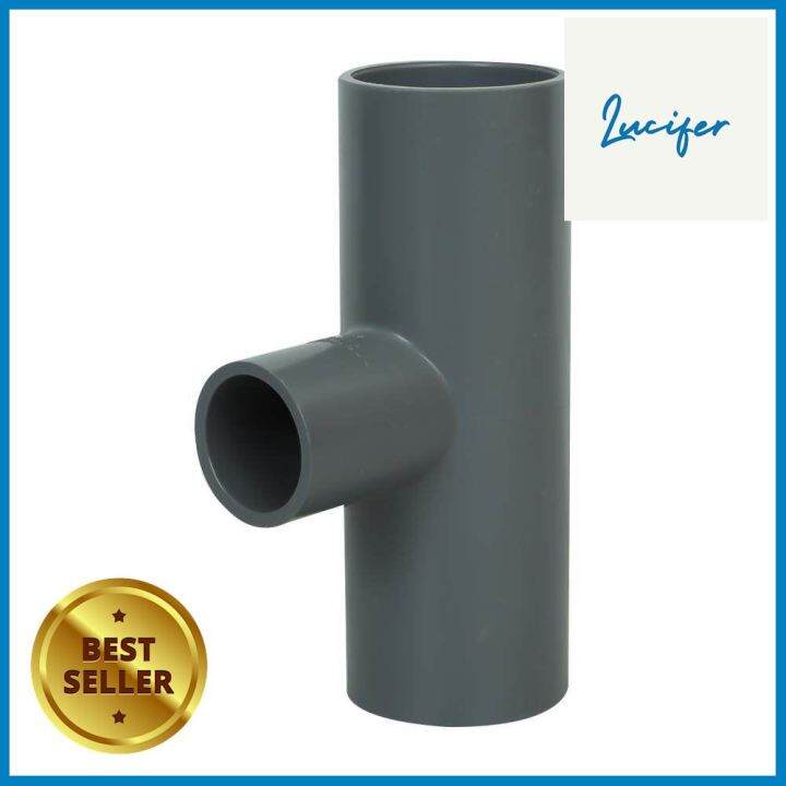 สามทางลด PVC SCG 1x1/2 นิ้ว สีเทาPVC REDUCING TEE PIPE FITTING SCG AGR ...