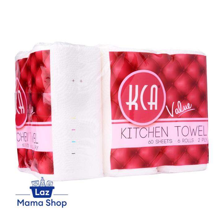 KCA 2-Ply Kitchen Towel 6 Rolls (Laz Mama Shop) | Lazada Singapore