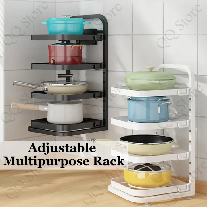 Rak Bawah Sinki Rak Letak Barang Dapur Pot Rack Adjustable Under Sink ...