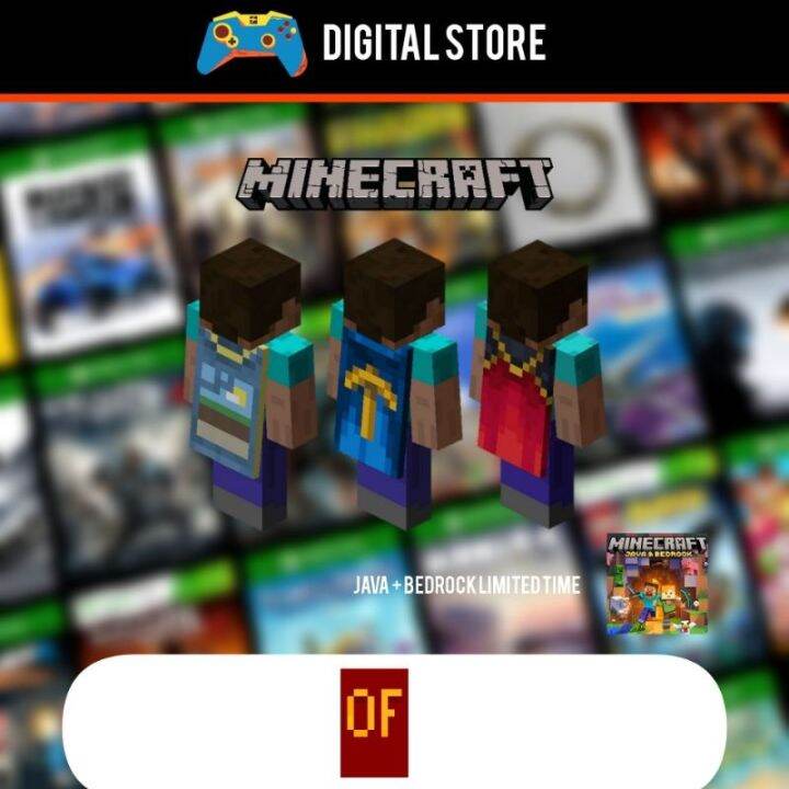 ลิมิเต็ด-Minecraft Java Edition พร้อมผ้าคลุมออปติไฟน | Lazada.co.th