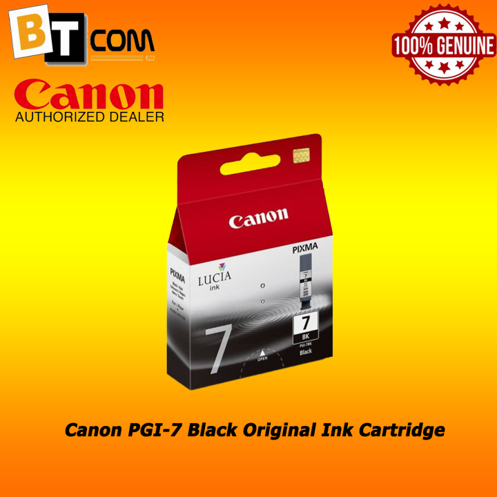 (PRE-ORDER 7- 14DAYS) Canon PGI-7 Black Original Ink Cartridge | Lazada