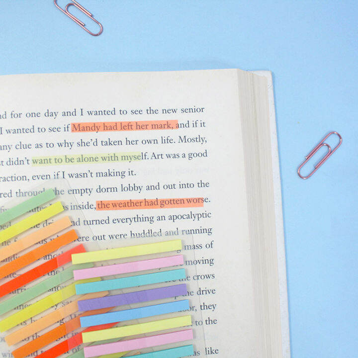Stick Note Highlighter Panmomo Sticky Text Highlighter Strips - ATK ...