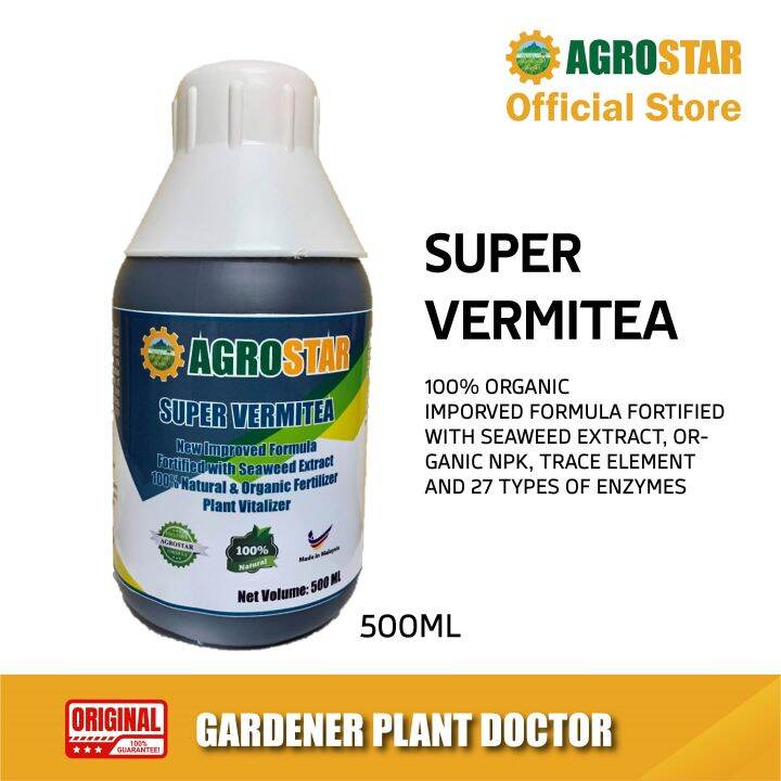 AGROSTAR - SUPER VERMITEA Organic Liquid Fertilizer Plant Food - New ...