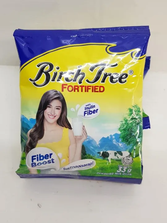 BIRCH TREE Fortified Powdered Milk Drink with Inulin Fiber (32 packs x ...