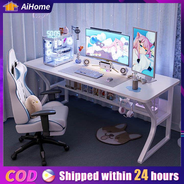 PC table office table meja belajar gaming table gaming desk murah meja ...