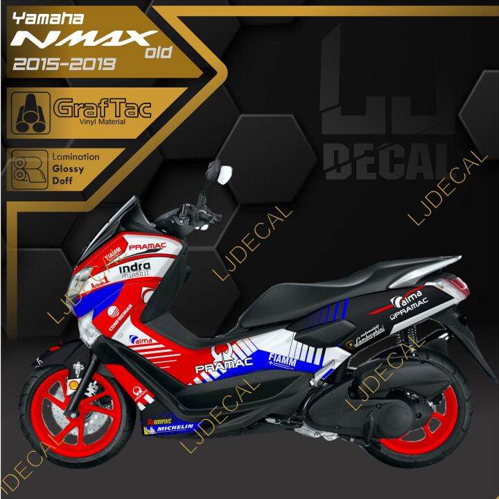 DECAL YAMAHA NMAX - GP PRAMAC | Lazada Indonesia