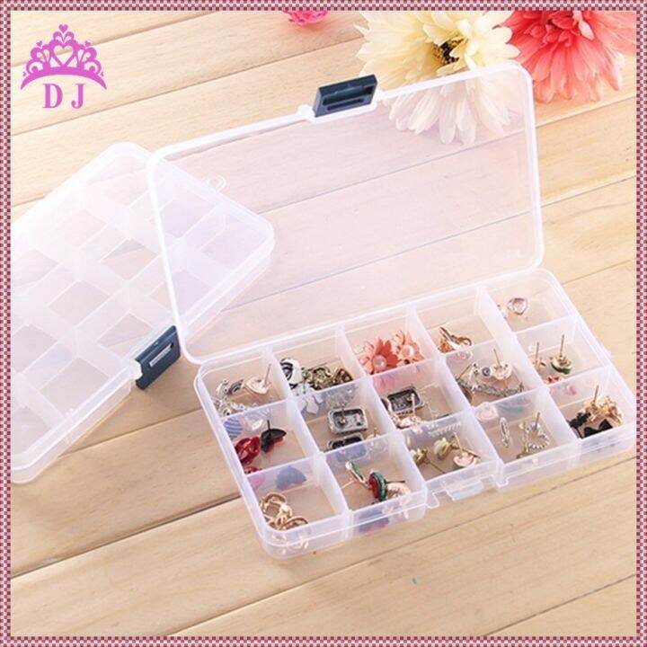 Nordic 15 Grid Medicine Casing Pill Box Jewelry Case Multi Compartment ...