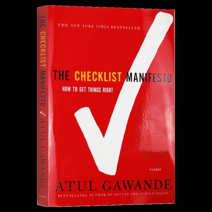 The Checklist Manifesto English original list revolutionary English original book Atul Gawande ...