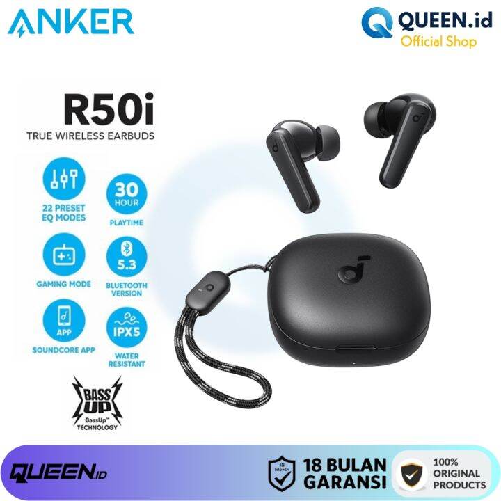ANKER Soundcore R50i TWS True Wireless Earbuds Headset Bluetooth IPX5 | Lazada Indonesia