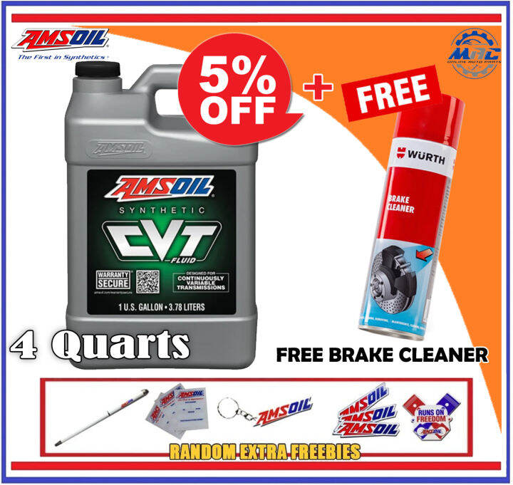 AMSOIL Synthetic CVT Fluid 1 Gallon 4 Quarts | Lazada PH