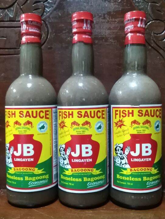 Set of 3 Boneless Bagoong JB 750ml/ Authentic Fish Bagoong From ...