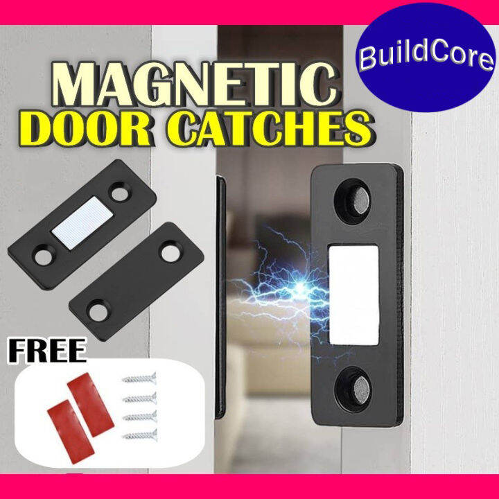 (10 SET) Anti-Rust Strong Door Closer Magnetic Stainless Door Catch ...