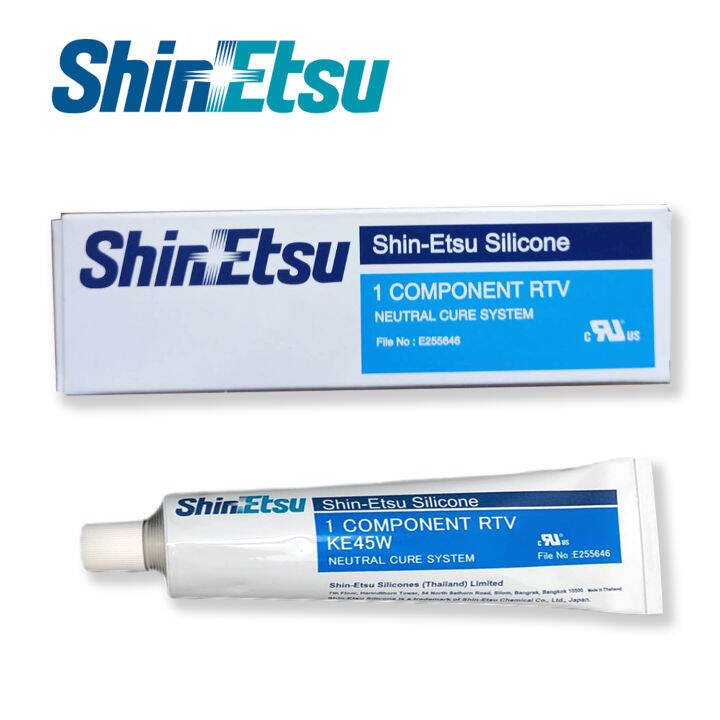 Shin-Etsu Silicone ชินเอทสุ กาวทาประเก็นสีขาว ขนาด 100 กรัม (KE45W) กาวซิลิโคนเอนกประสงค์ ...
