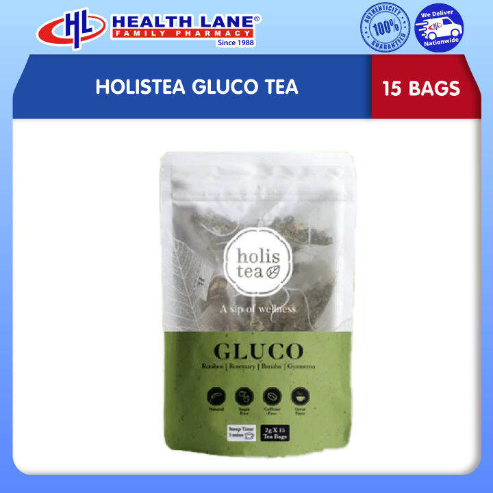 HOLISTEA GLUCO TEA 15 BAGS | Lazada