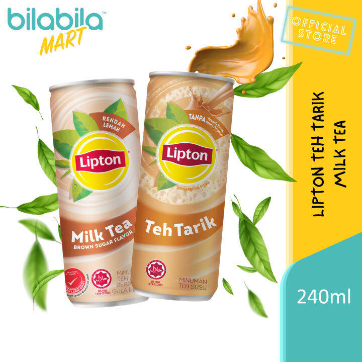 Lipton Milk Tea / Teh Tarik Can Drink 240ml | Lazada