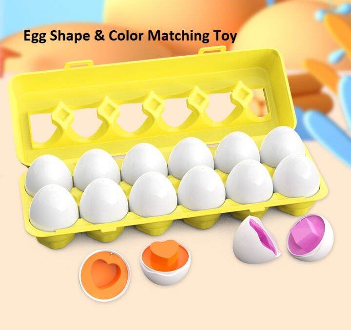 [SG Stock] Egg Shape Matching Toy Educational Toy | Lazada Singapore