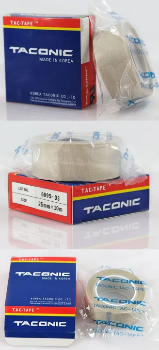 Tac-Tape Premium Pressure Sensitive Teflon Tape PTFE 6095-03 HCG 25 mm ...