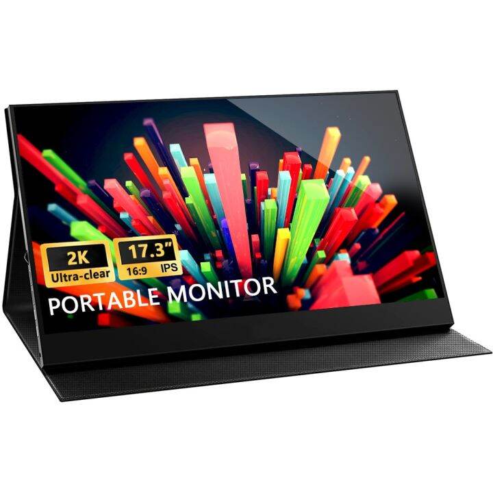 Touch Panel Portable Monitor 2K 17.3'' Ultra-Clear 1920X1080 Laptop ...
