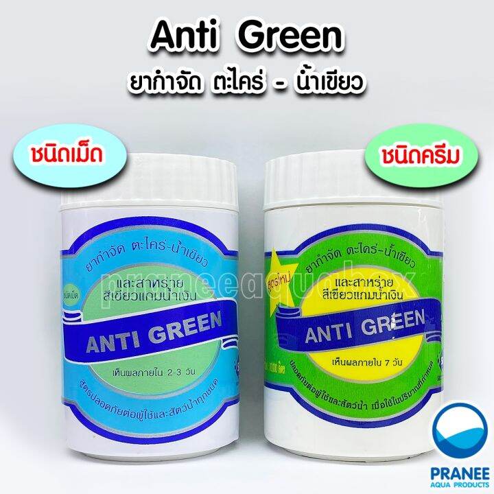 ANTI GREEN สารกำจัดตะไคร่-น้ำเขียว 110 g. ยากำจัดตะไคร่ ANTI GREEN ชนิด ...