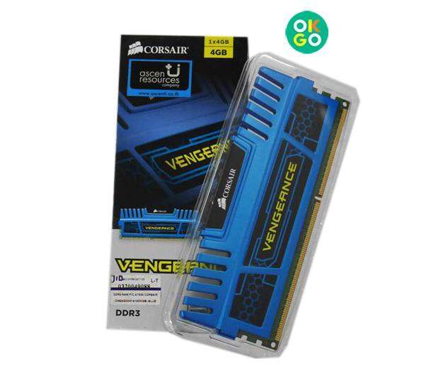 RamPC DDR3 4gb บัส 1600 ยี่ห้อ Corsair รุ่น Vengeance Blue | Lazada.co.th