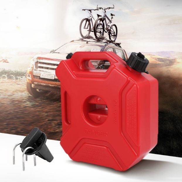 Broz 5L Fuel Tank Cans Spare Plastic Car Motorcycle Petrol Container ...