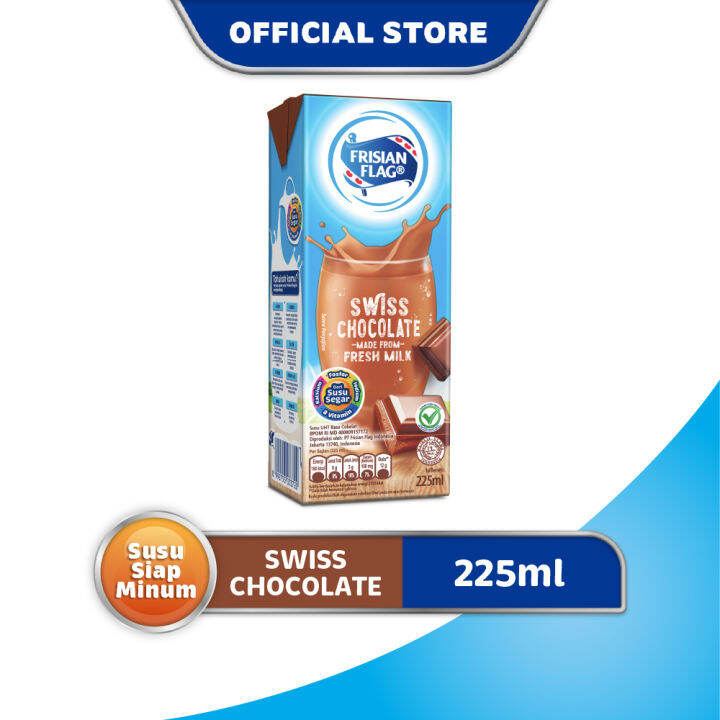 Frisian Flag Purefarm UHT Susu Cair - Swiss Cokelat 225 ml - Susu Siap Minum | Lazada Indonesia