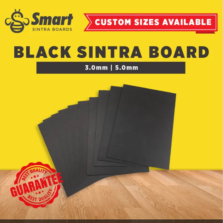 SINTRA BOARD x XINTRA BOARD BLACK 3MM - A4, A5, A6, A7, A8, ETC ...