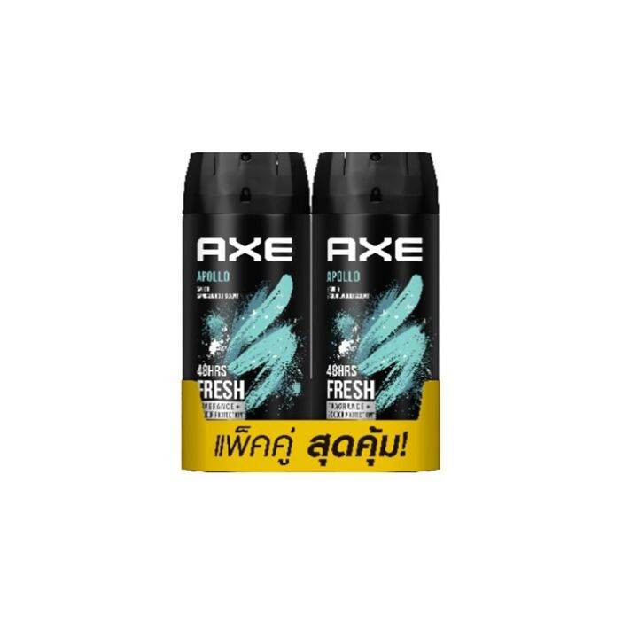 Axe Spray Apollo Twin Pack 135Mlx2 แอ๊กส์ ดีโอสเปรย์ อะพอลโล่ 135มล.X 2 ...
