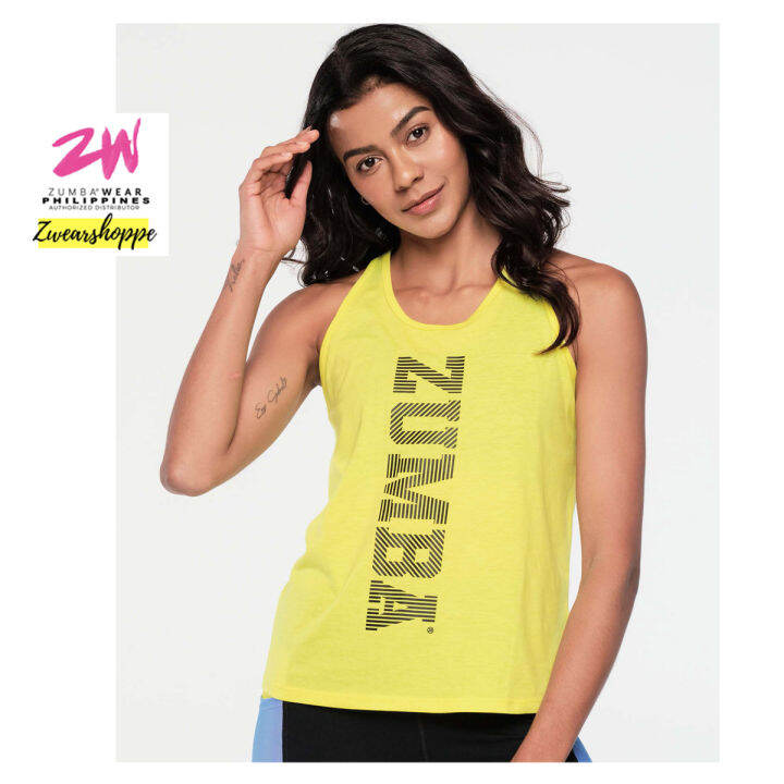 ZUMBA VARSITY TANK ( COLOR CAUTION ) | Lazada PH