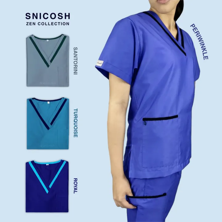【Quick delivery from Manila】Scrub Suit Set with Cargo Pants Premium ...